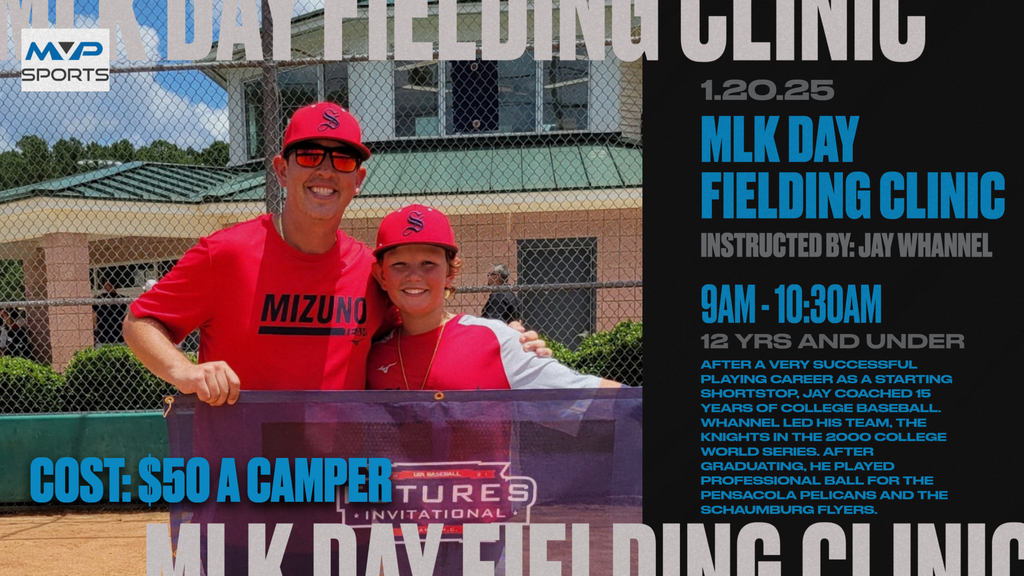 MLK Day Fielding Clinic by Jay Whannel - Ages 12 and Under – MVP Sports Complex | Athletic ...
